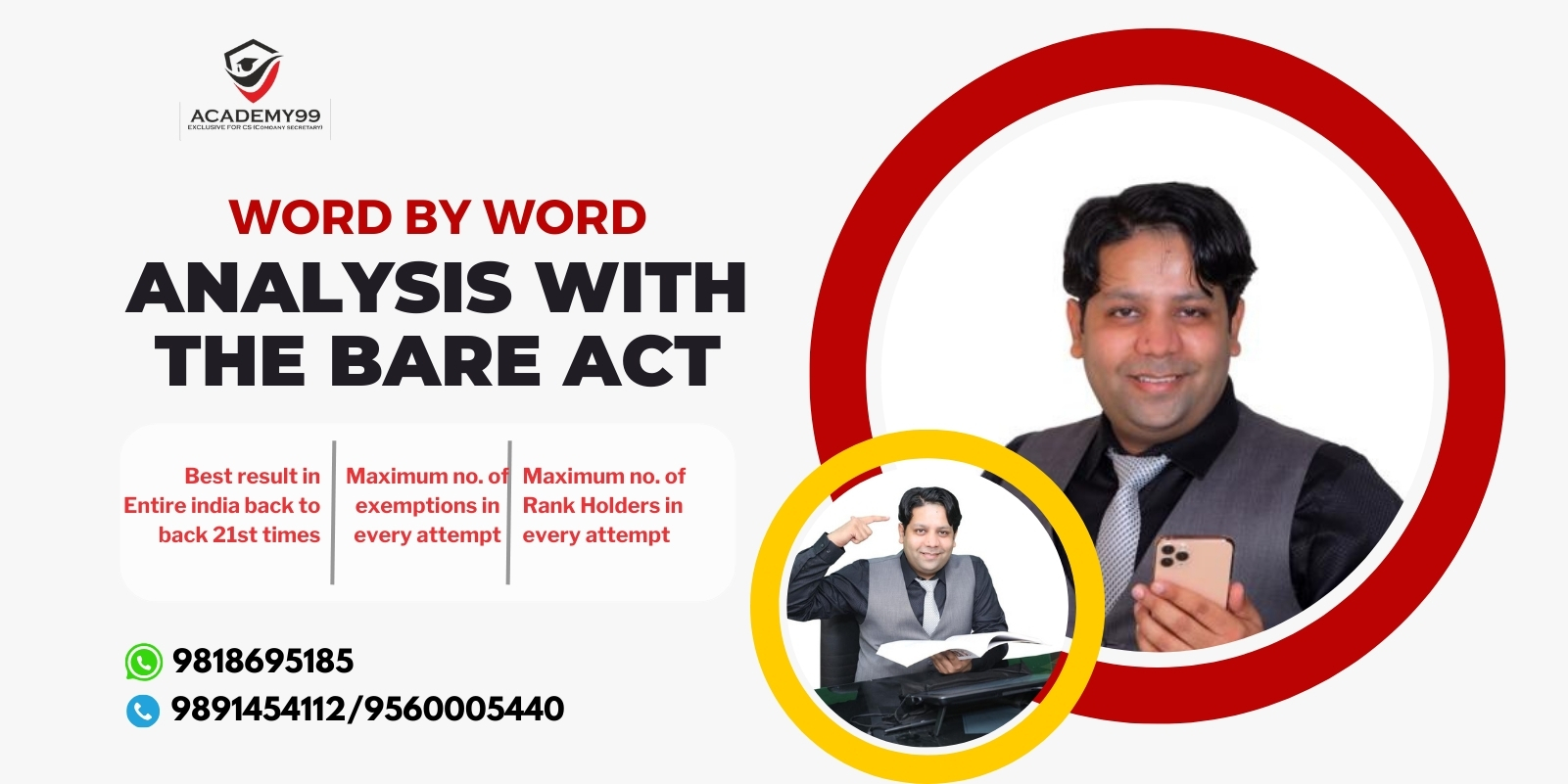 Top Company Secretary (CS) Coaching in Delhi by CS Anoop Jain